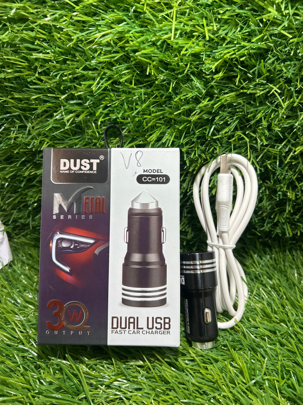 DUST CC-101/30W Metal doul USB Car Charger with Cable – Kharrido