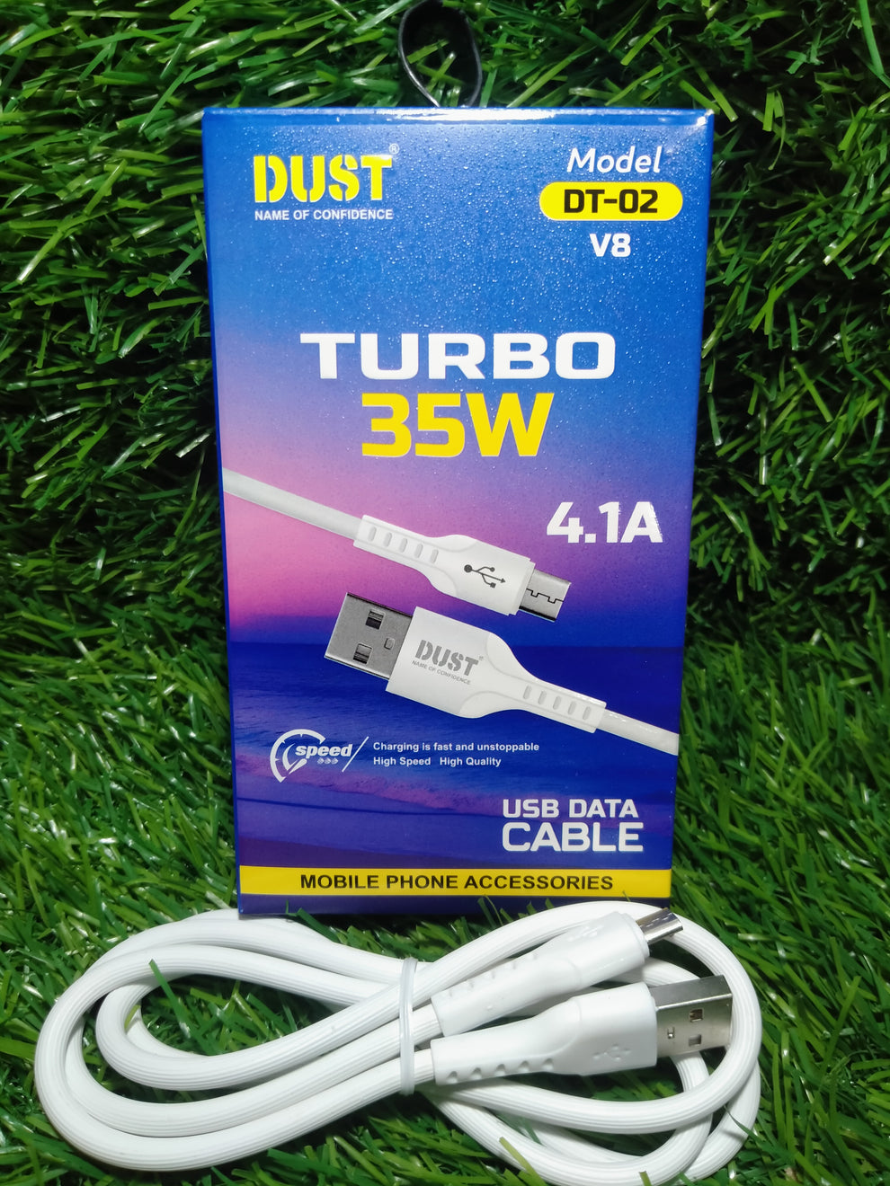 DUST DT-02 ,35W, 4.1A turbo v8/micro usb data cable – Kharrido